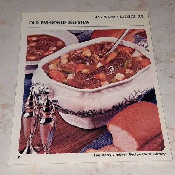 Other | The Betty Crocker Recipe Card Library Replacement Card American ...